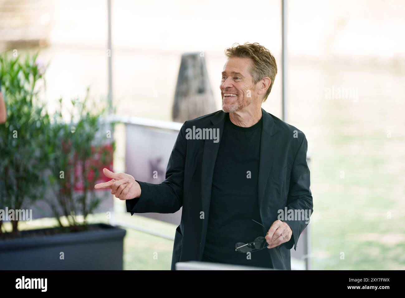 VENICE, ITALY - AUGUST 28 2024 - Tim Burton, Winona Ryder, Jenna Ortega ...
