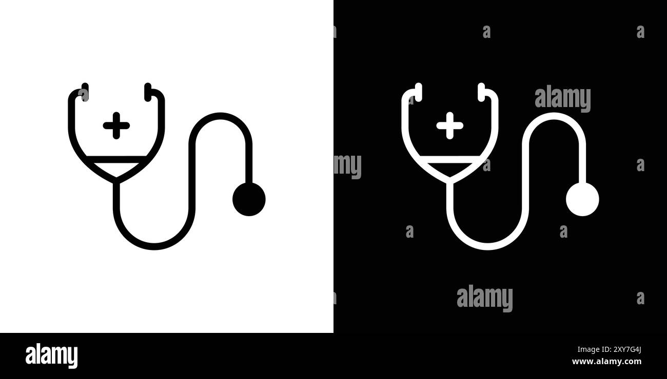 Stethoscope Icon Flat