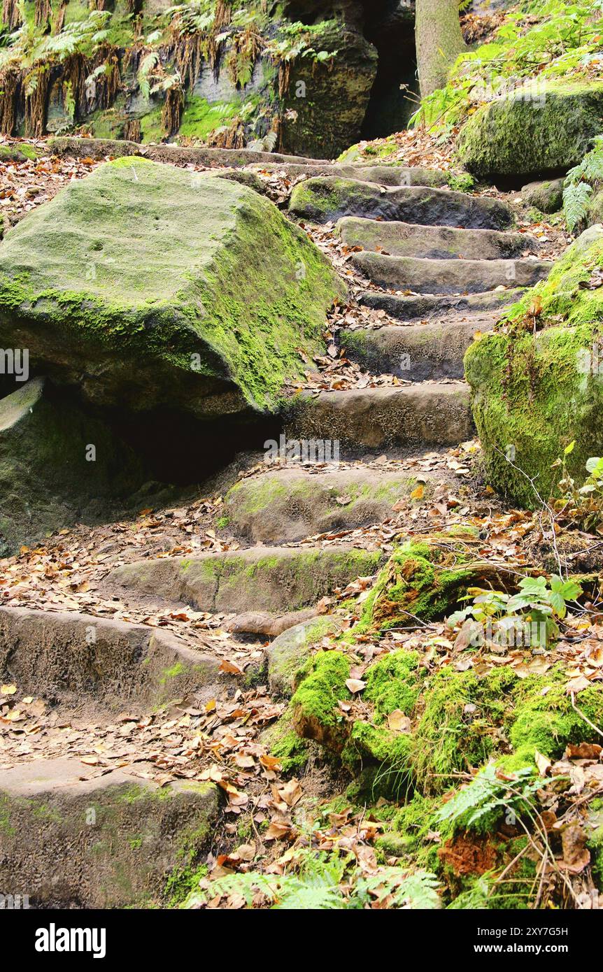 Closeup shot stone staircase hi-res stock photography and images - Alamy