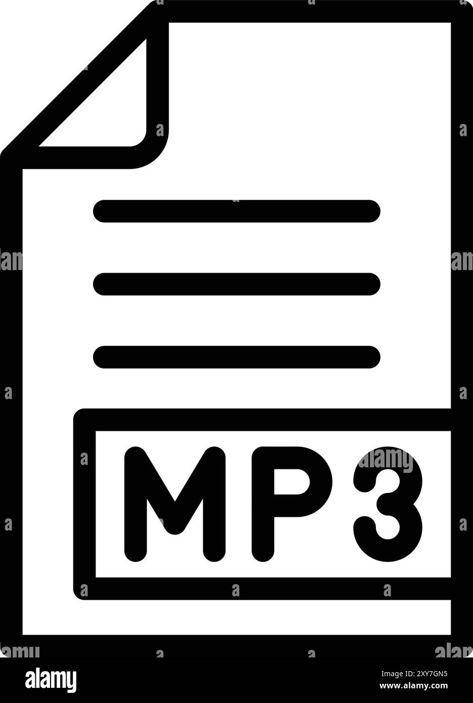 Mp3 music format sign hi-res stock photography and images - Alamy