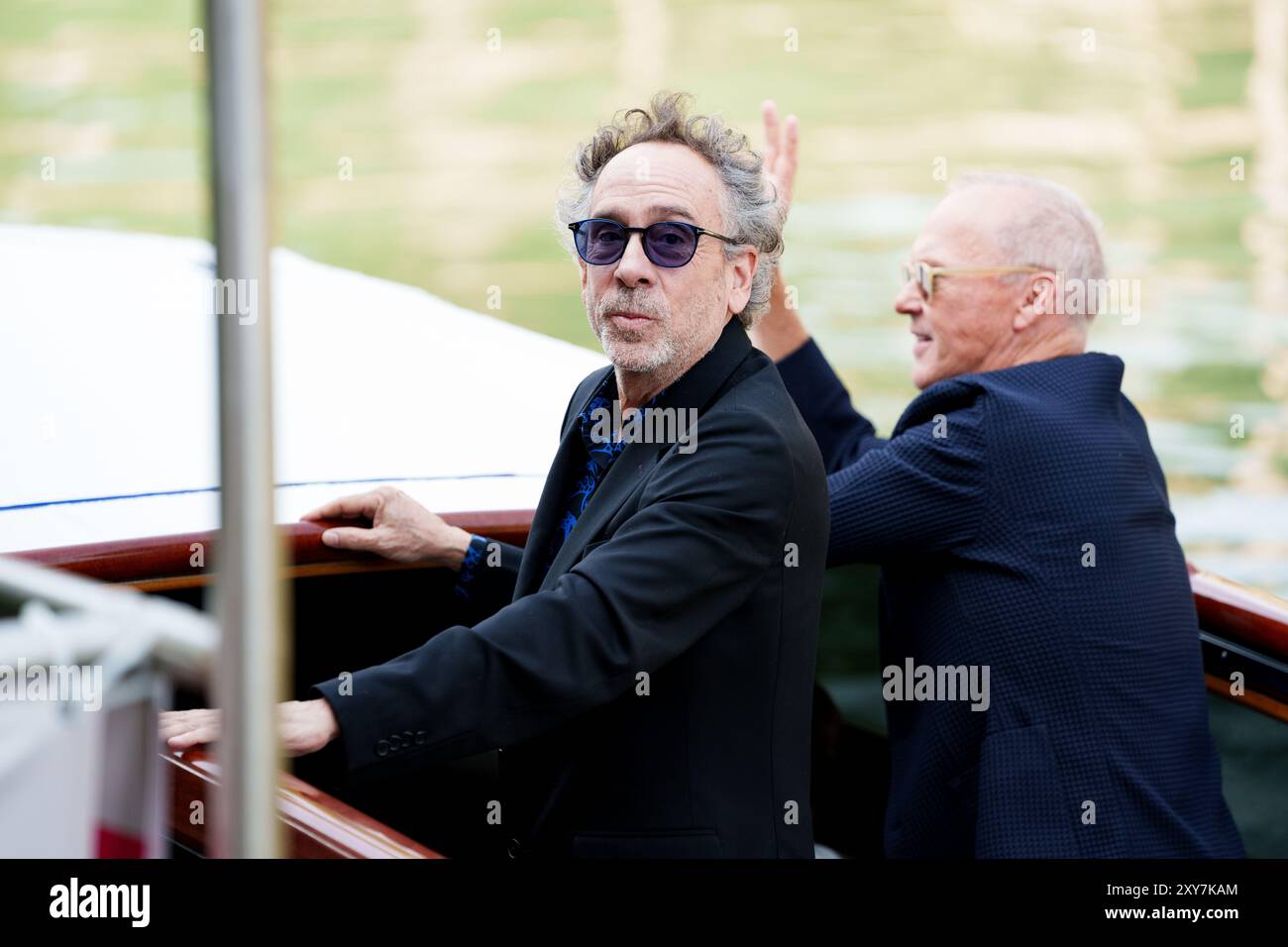 VENICE, ITALY - AUGUST 28 2024 - Tim Burton, Winona Ryder, Jenna Ortega ...