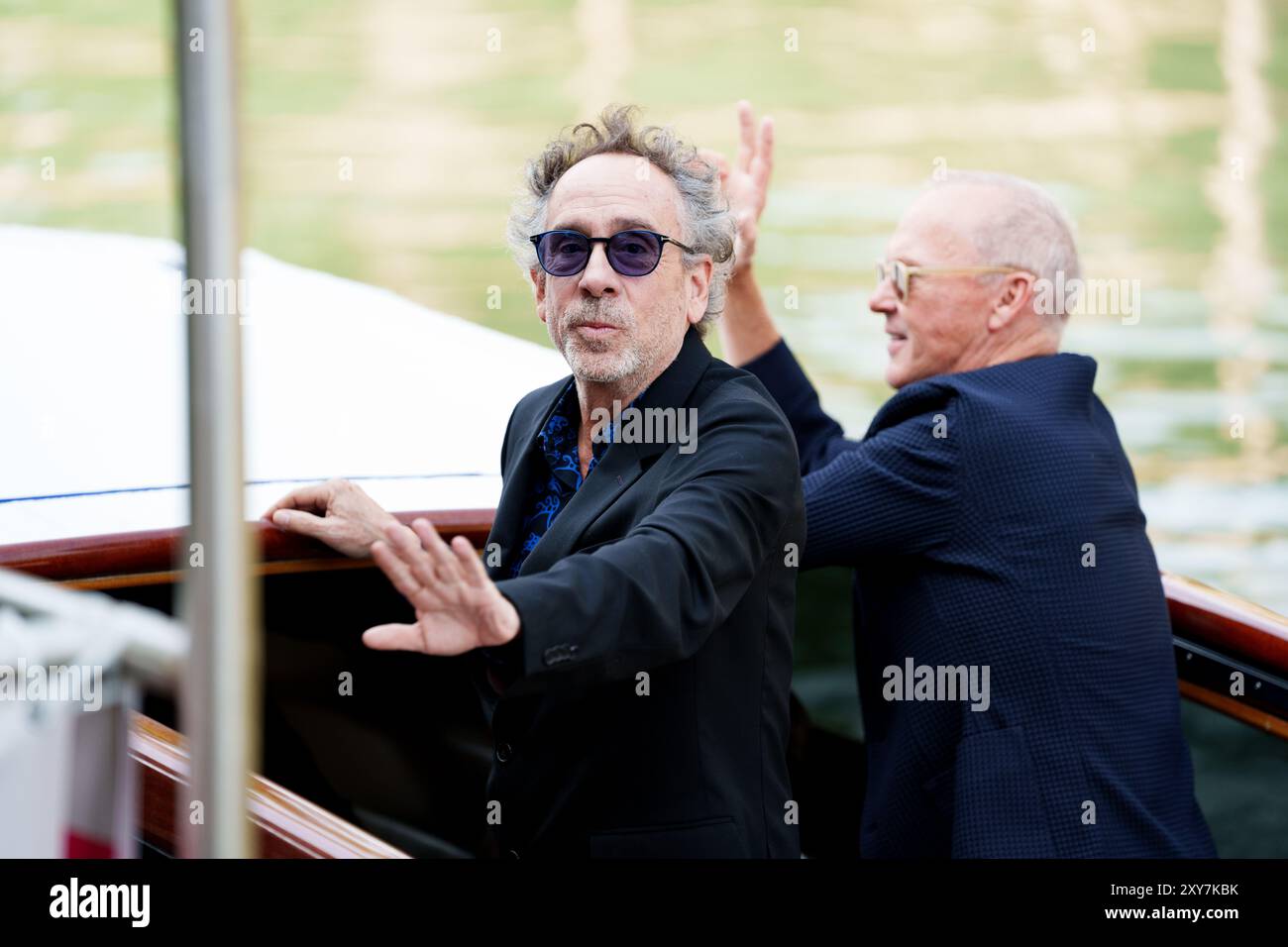 VENICE, ITALY - AUGUST 28 2024 - Tim Burton, Winona Ryder, Jenna Ortega ...