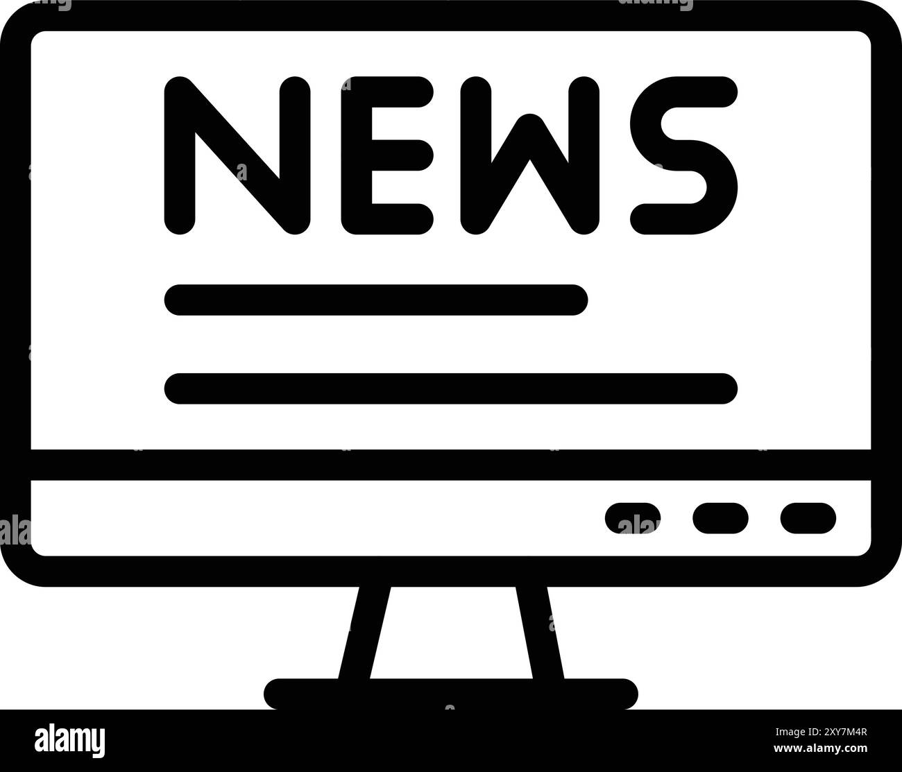News Vector Icon Design Illustration Stock Vector Image & Art - Alamy