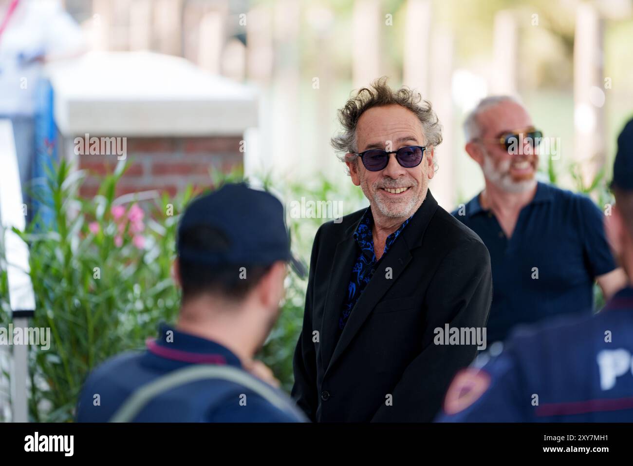 VENICE, ITALY - AUGUST 28 2024 - Tim Burton, Winona Ryder, Jenna Ortega ...