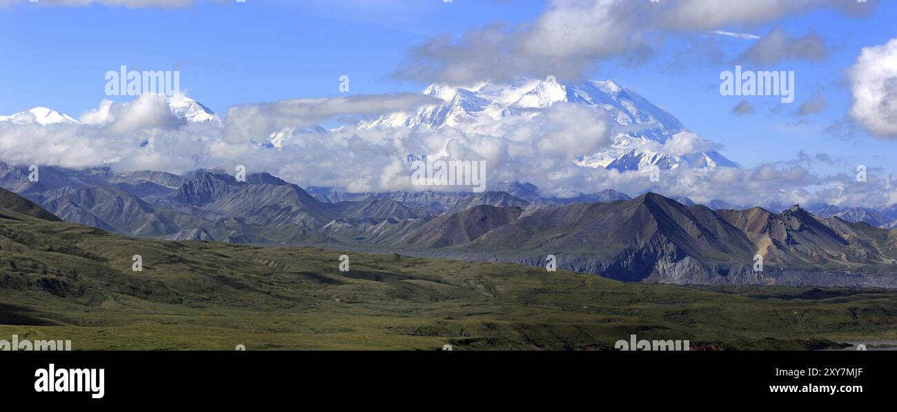 Panorama of Denali National Park in Alaska Stock Photo - Alamy