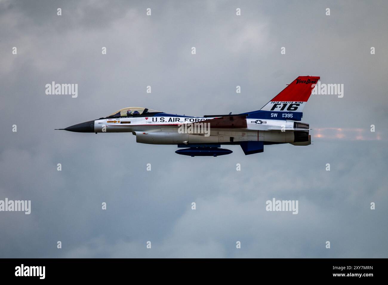 U.S. Air Force Capt. Taylor “FEMA” Hiester, F-16 Viper Demonstration ...
