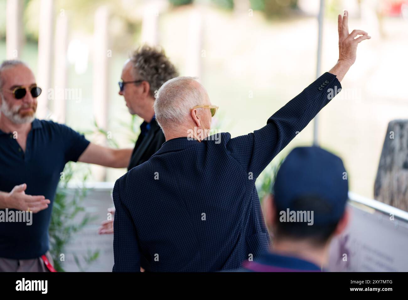 VENICE, ITALY - AUGUST 28 2024 - Tim Burton, Winona Ryder, Jenna Ortega ...