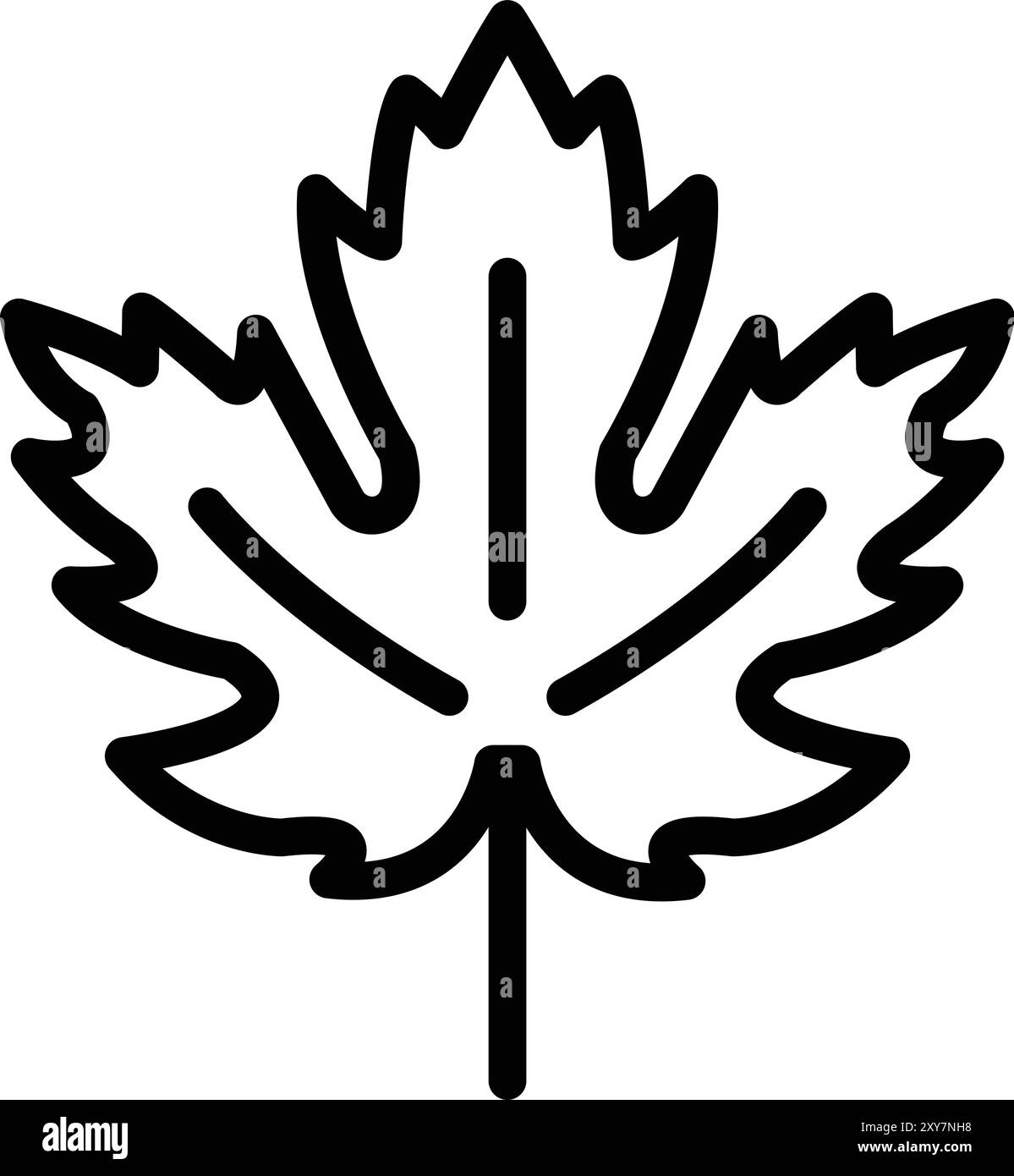 Maple leaf Vector Icon Design Illustration Stock Vector Image & Art - Alamy