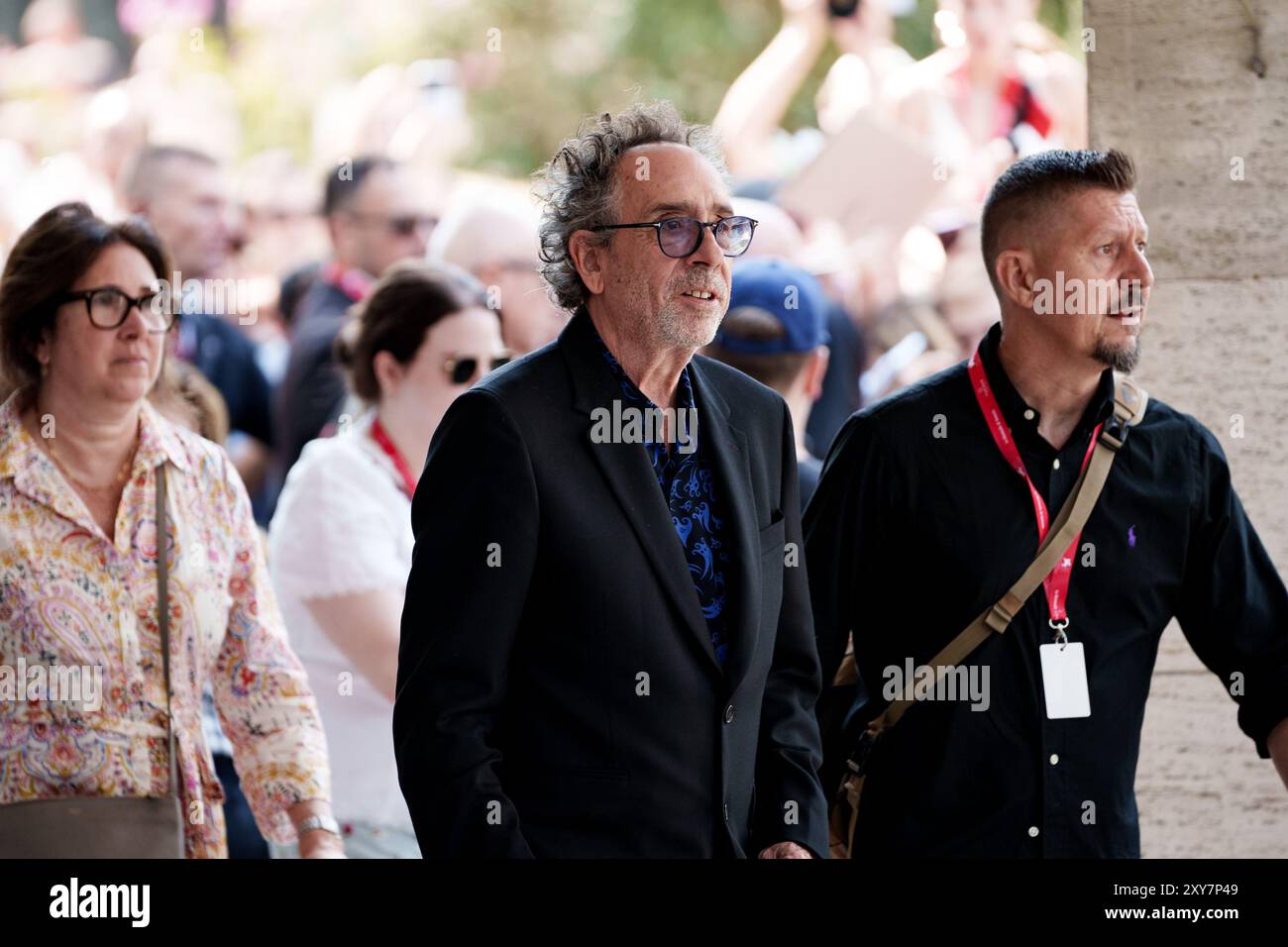 VENICE, ITALY - AUGUST 28 2024 - Tim Burton, Winona Ryder, Jenna Ortega ...