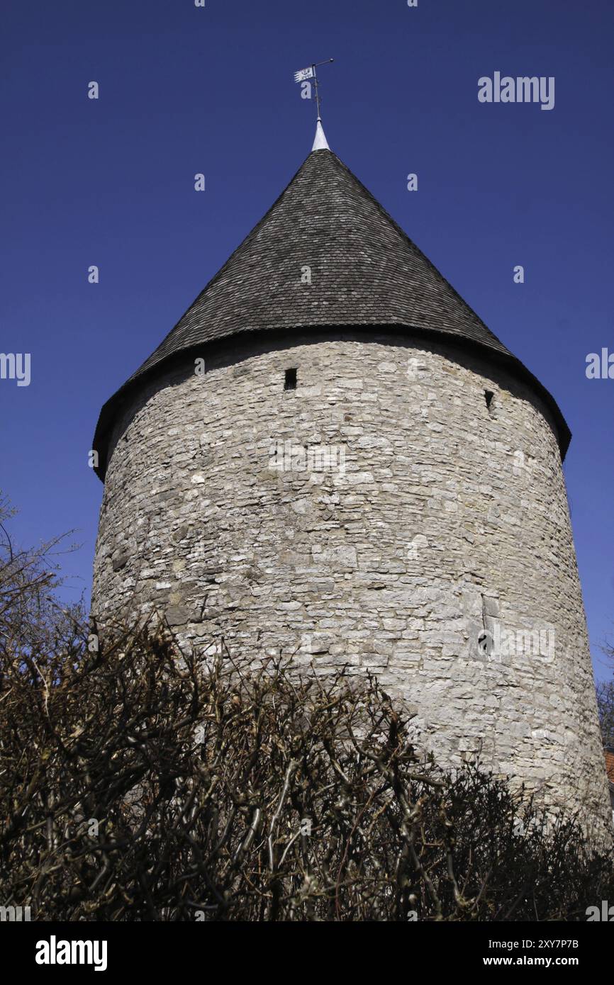 The owl tower in Horn Stock Photo - Alamy