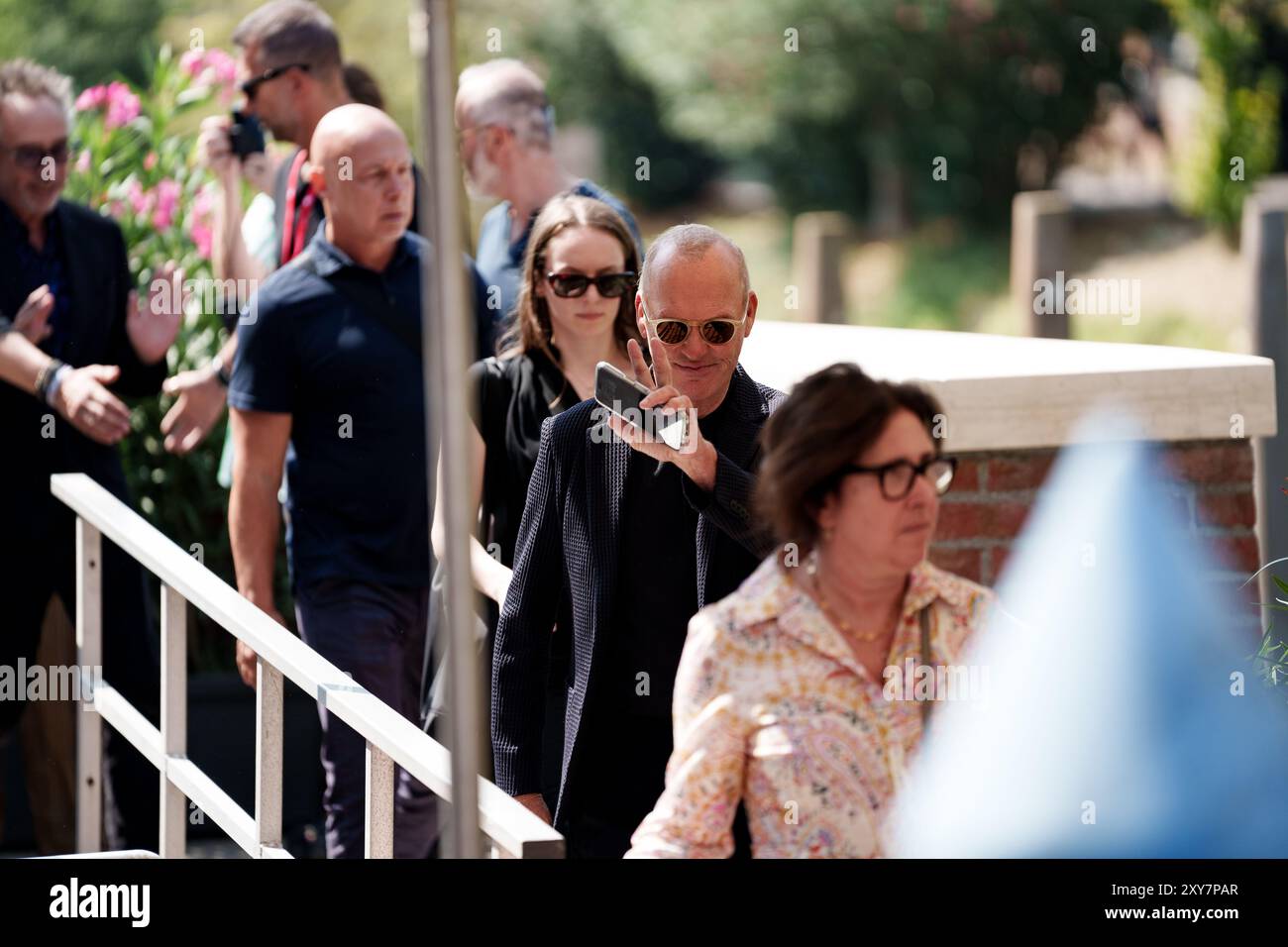 VENICE, ITALY - AUGUST 28 2024 - Tim Burton, Winona Ryder, Jenna Ortega ...