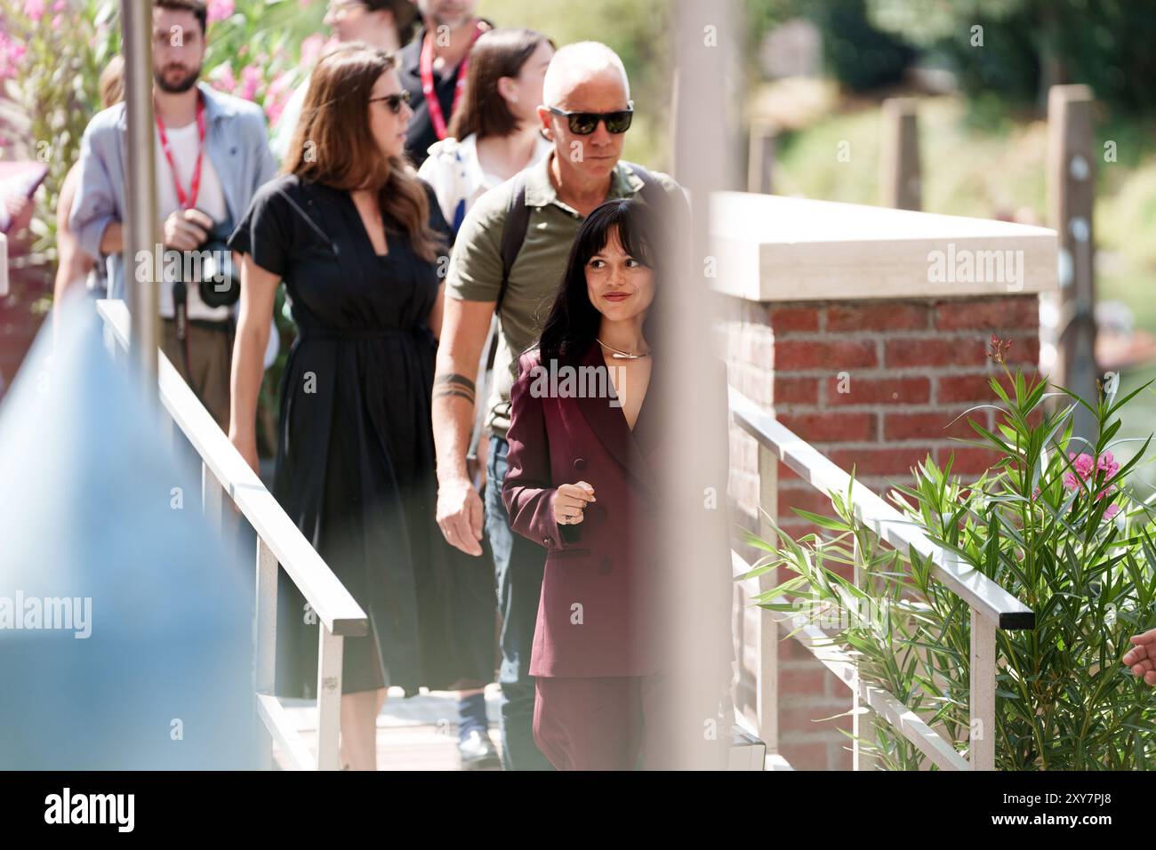 VENICE, ITALY - AUGUST 28 2024 - Tim Burton, Winona Ryder, Jenna Ortega ...