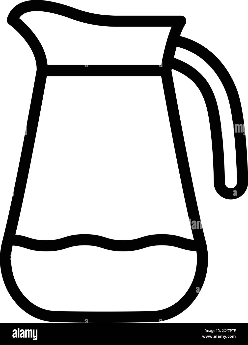 Water jug drawing Black and White Stock Photos & Images - Alamy