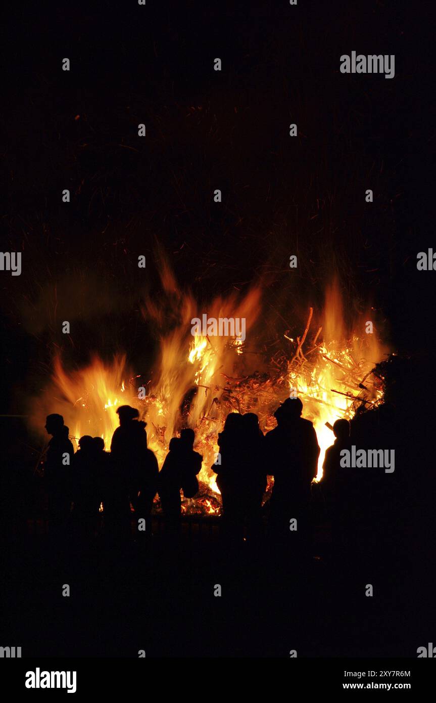 Witches' bonfire, Walpurgis Night bonfire 53 Stock Photo - Alamy