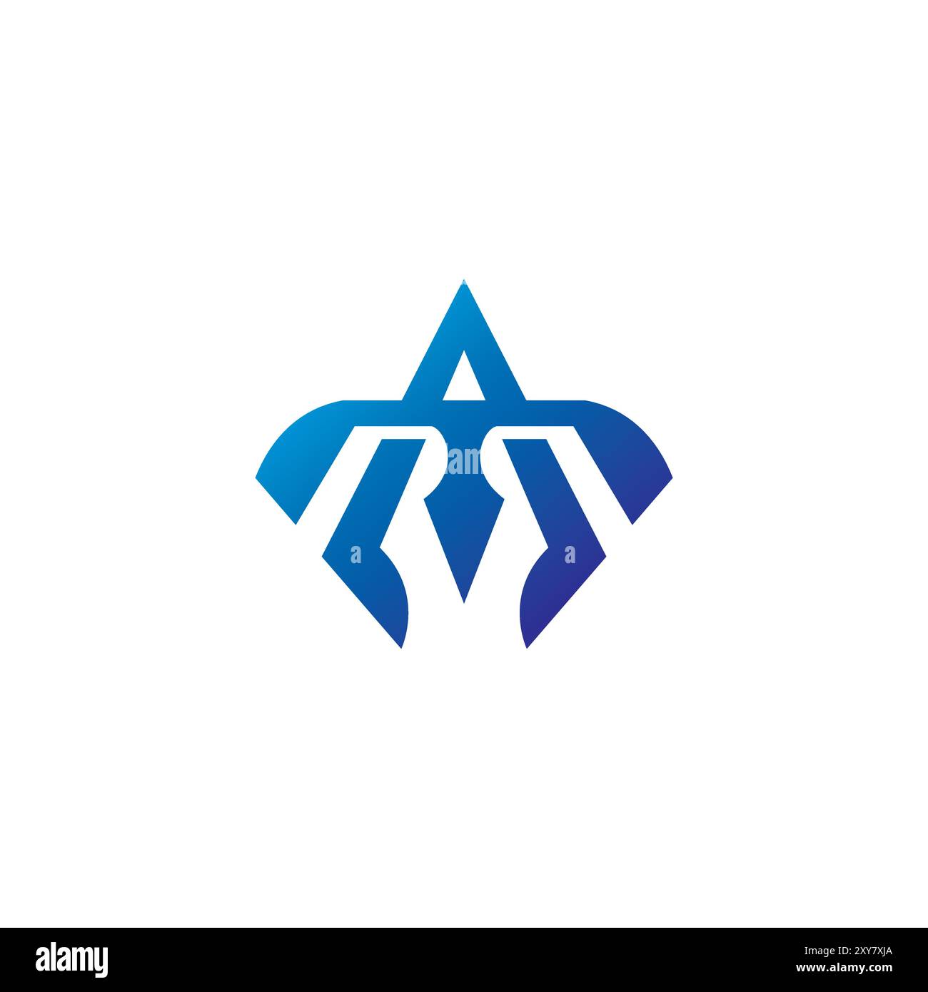 Letter AM Logo Design. MA Icon Vector Stock Vector Image & Art - Alamy