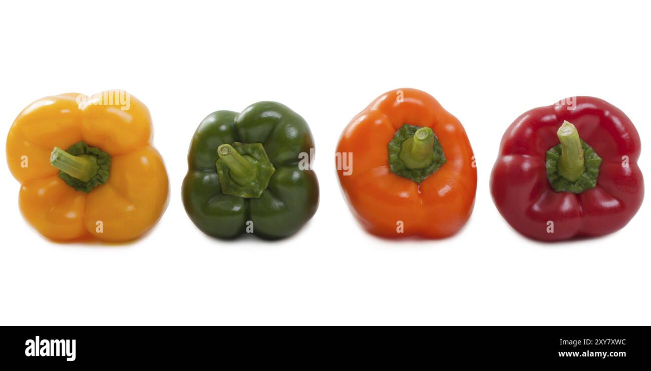 Healthy eating bell pepper vegetable food isolated Stock Photo - Alamy