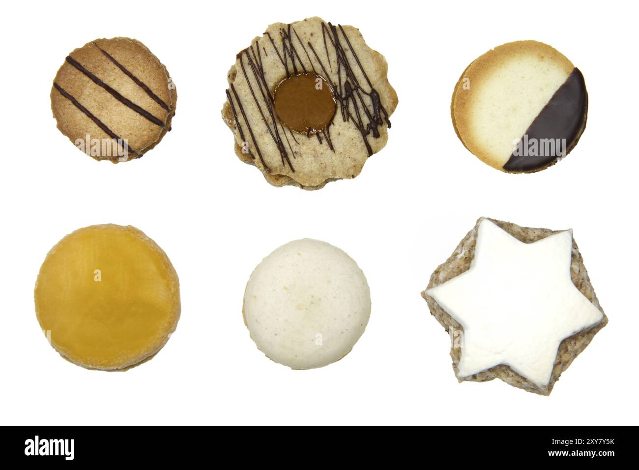 Selection of delicious Christmas biscuits Stock Photo - Alamy