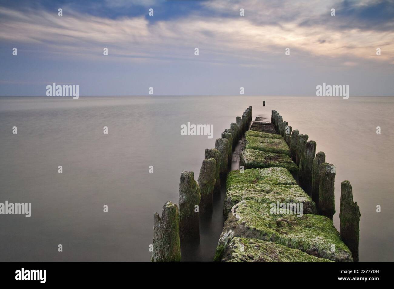 Groyne on the west beach Stock Photo - Alamy