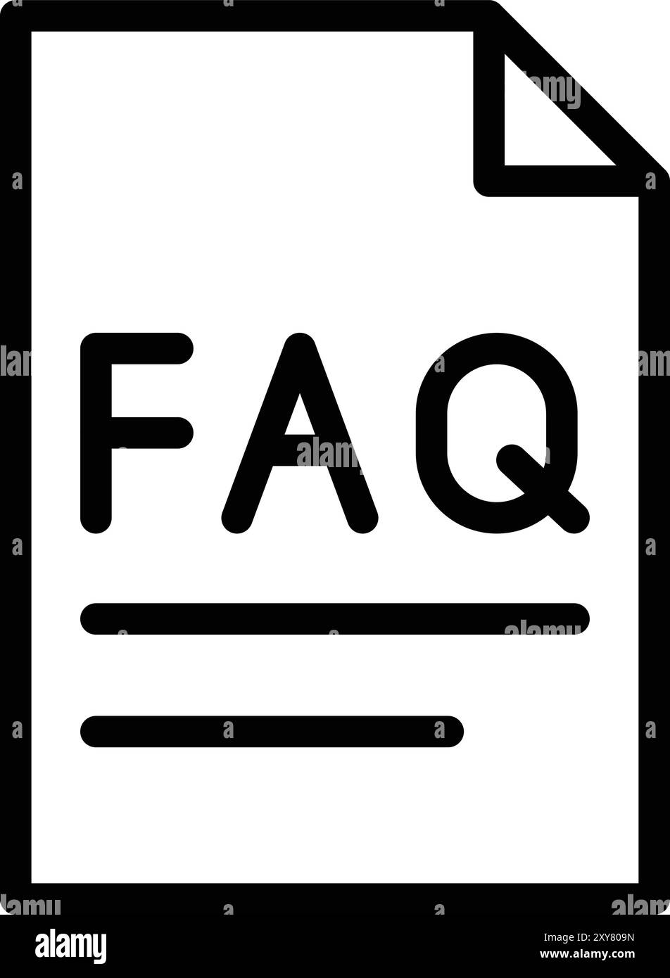 Faq vector hi-res stock photography and images - Alamy