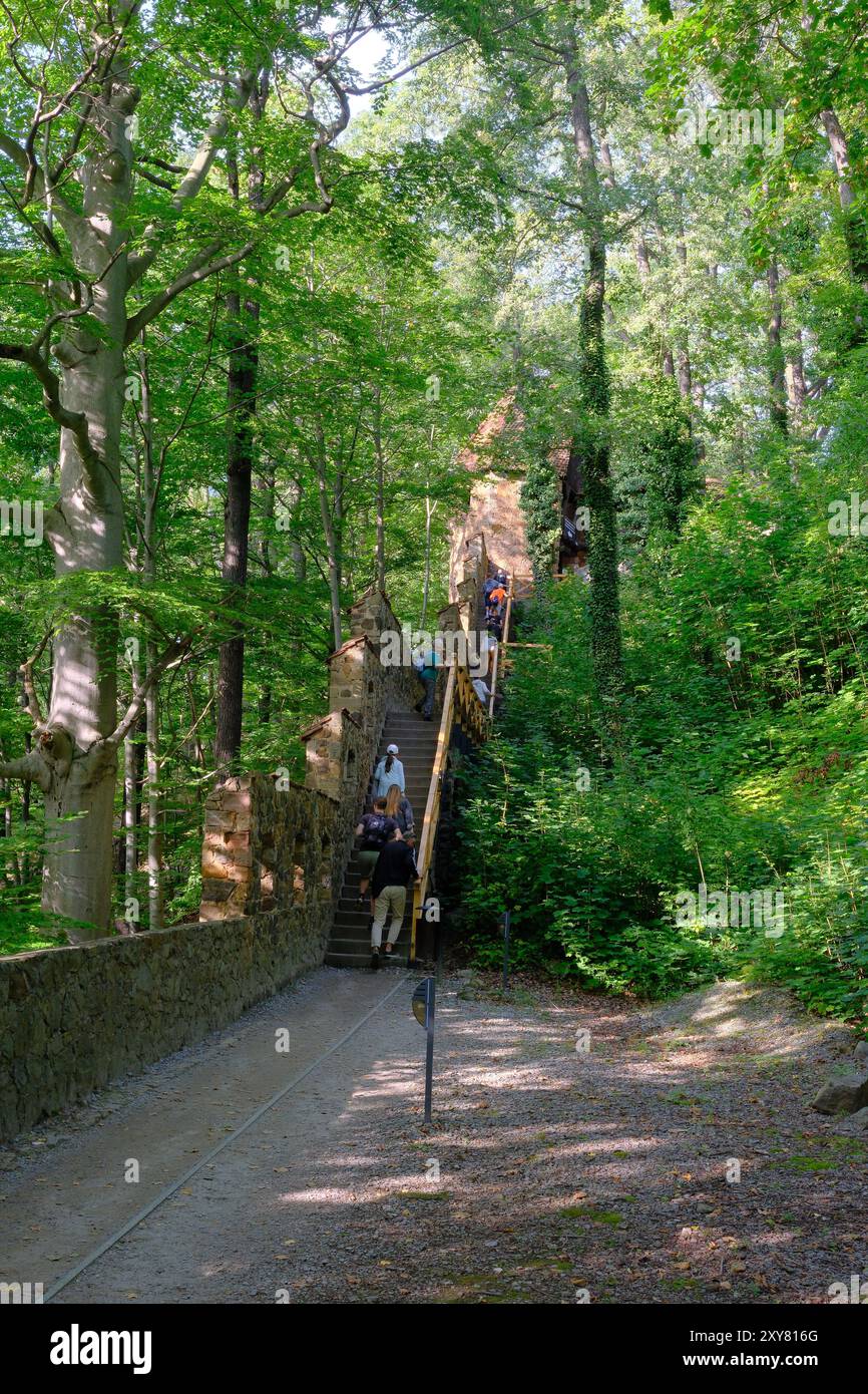 Nazi tunnels at Zamek Ksiaz - Castle Ksiaz - Poland Stock Photo - Alamy