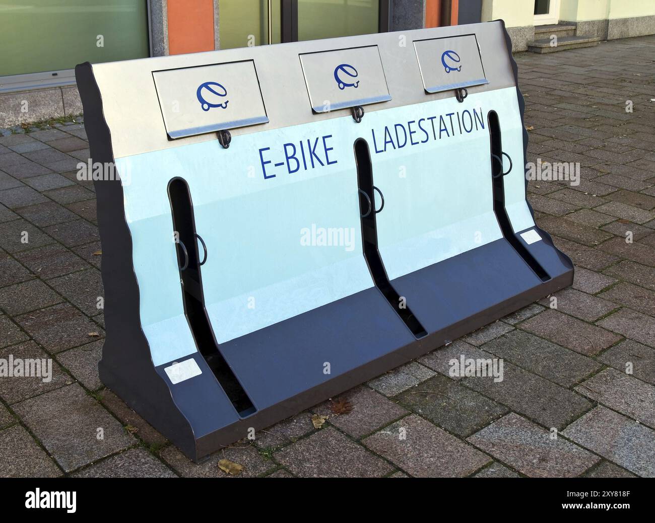 E Bike charging station Stock Photo - Alamy