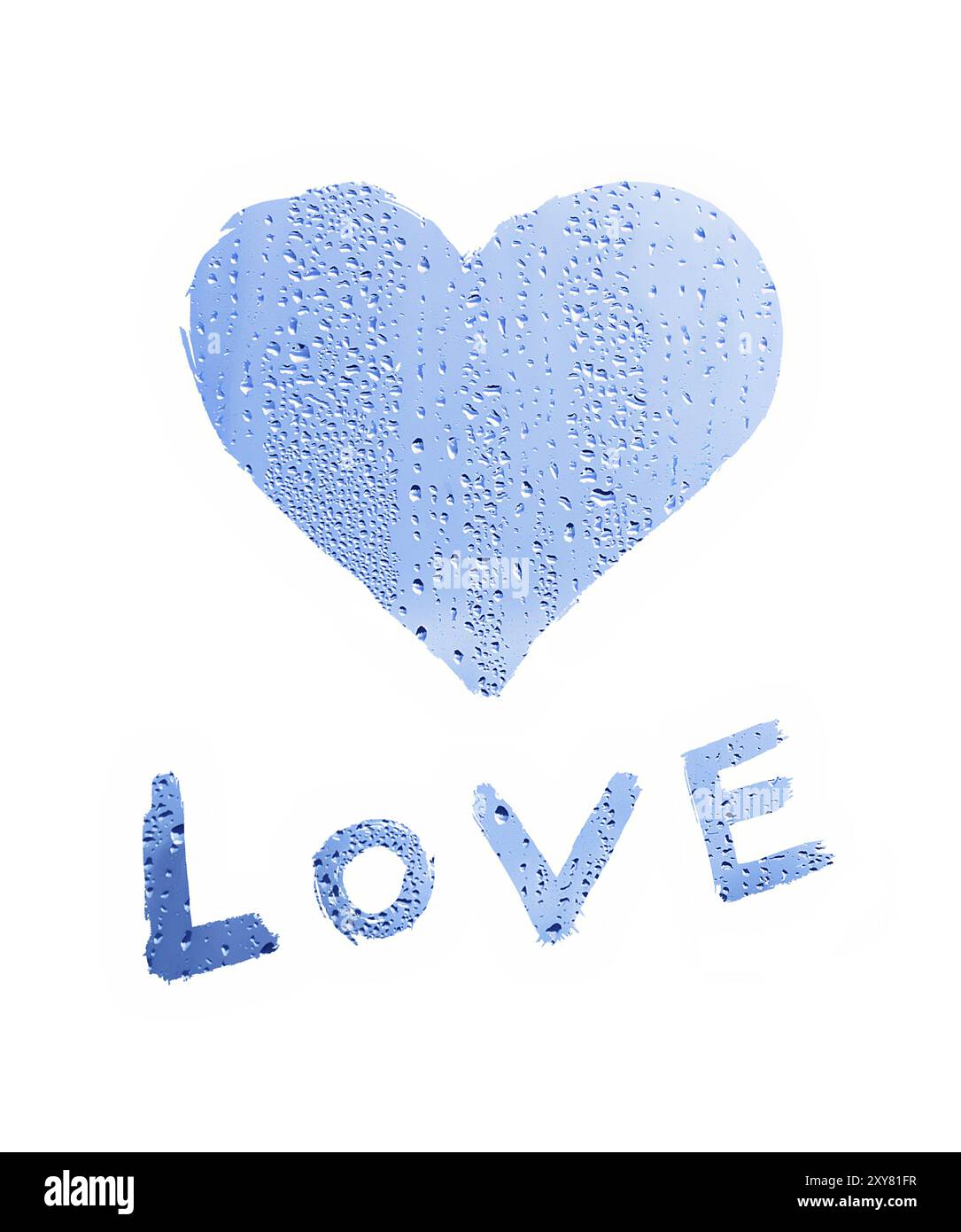 Word love with heart symbol on white background Stock Photo - Alamy