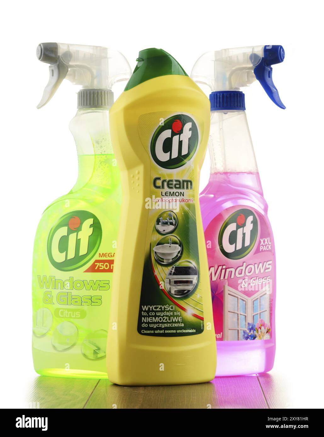 Cif is a brand of household cleaning products manufactured by Unilever ...