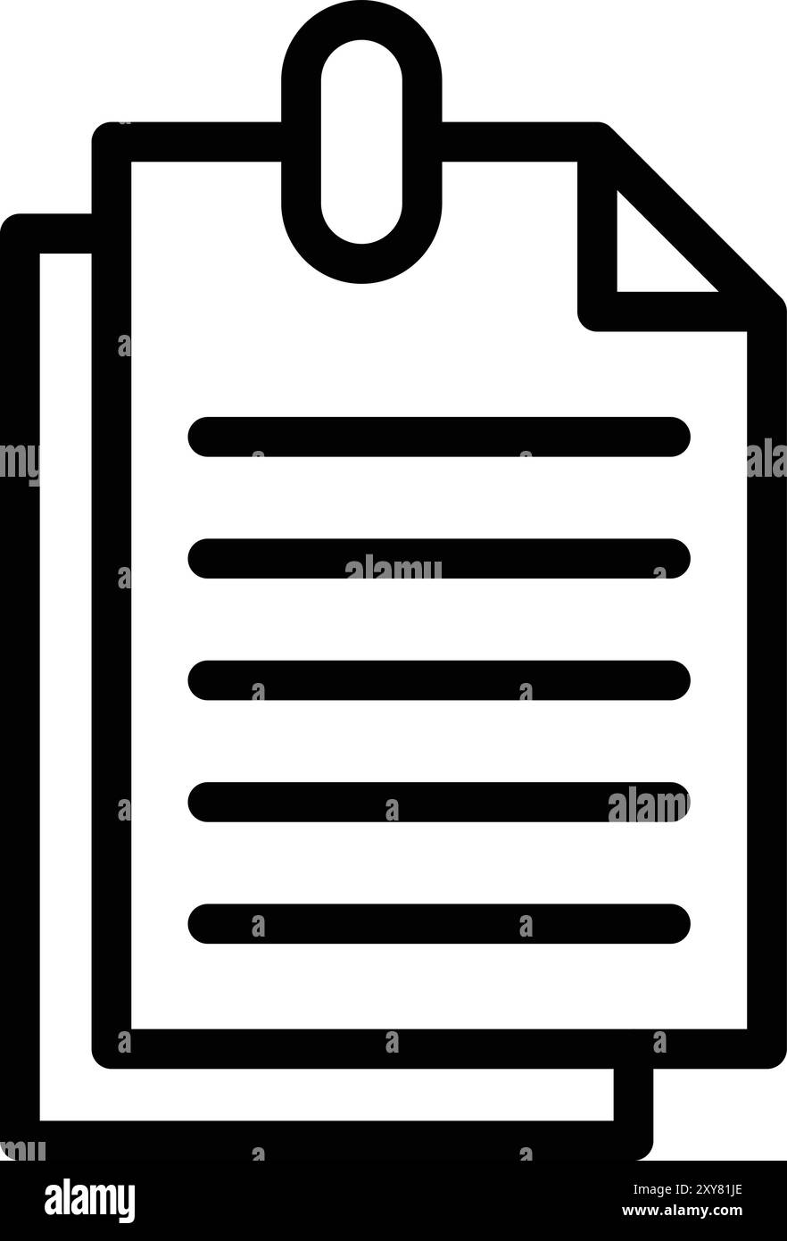 Sticky note clipart Black and White Stock Photos & Images - Alamy