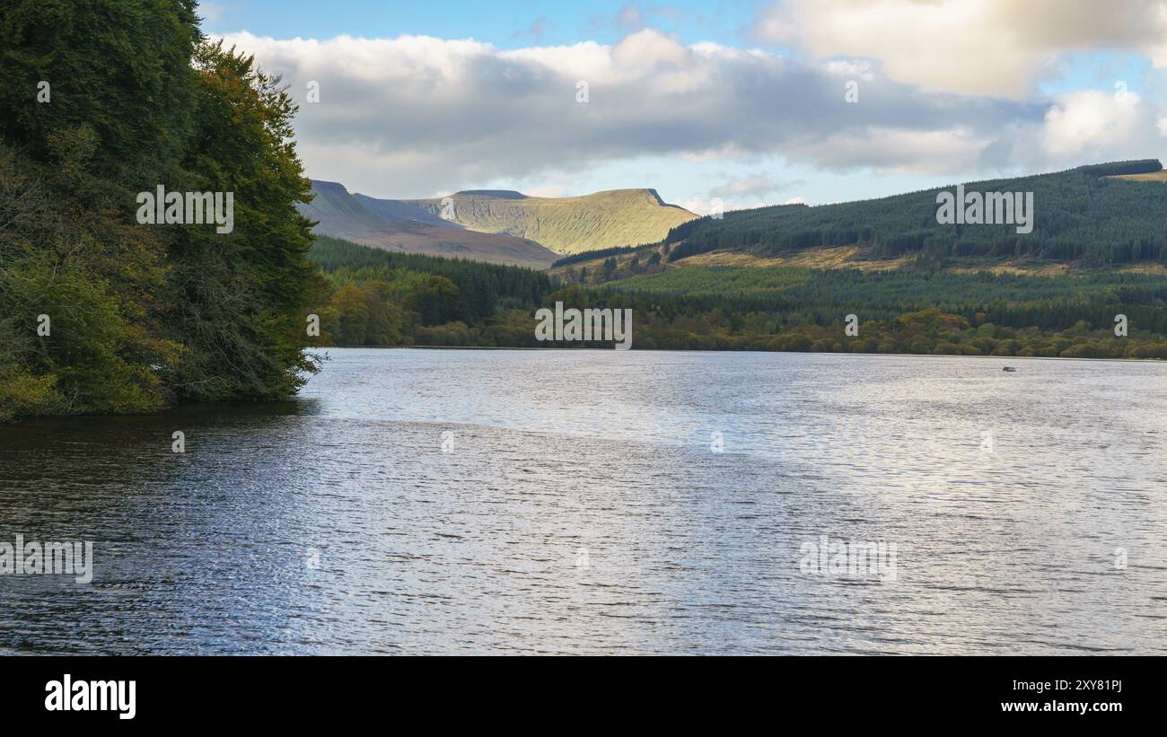 Pentwyn Reservoir between Torpantau and Merthyr Tydfil, Powys, Wales ...