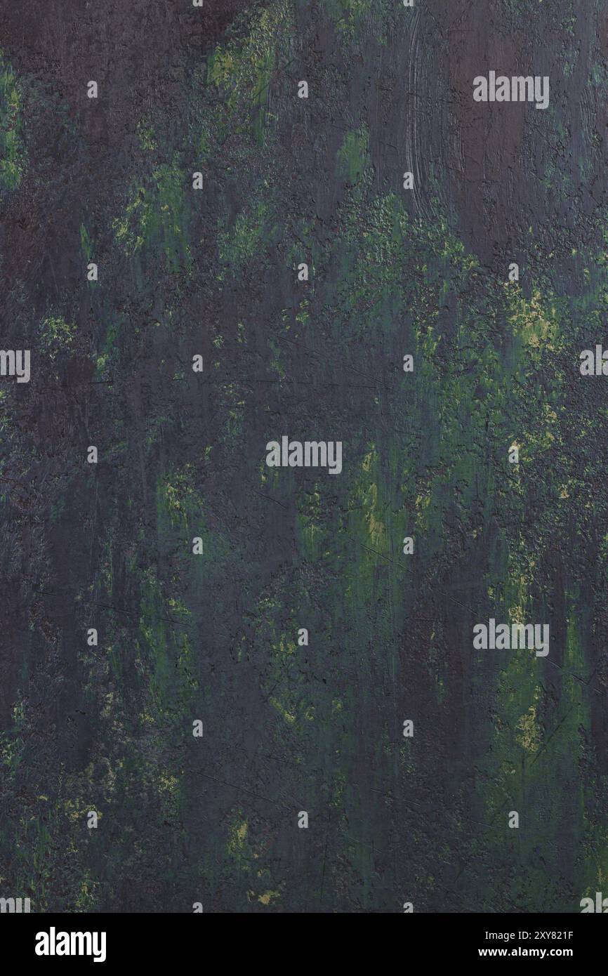 Old grungy texture, emerald concrete wall background Stock Photo - Alamy
