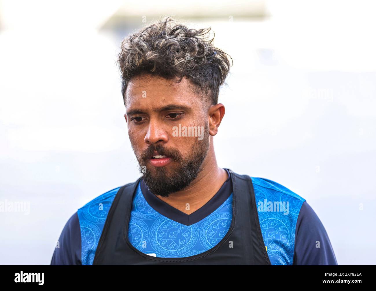 Sri Lanka’s Kusal Mendis during a nets session at Lord's, London. Picture date: Wednesday August ...