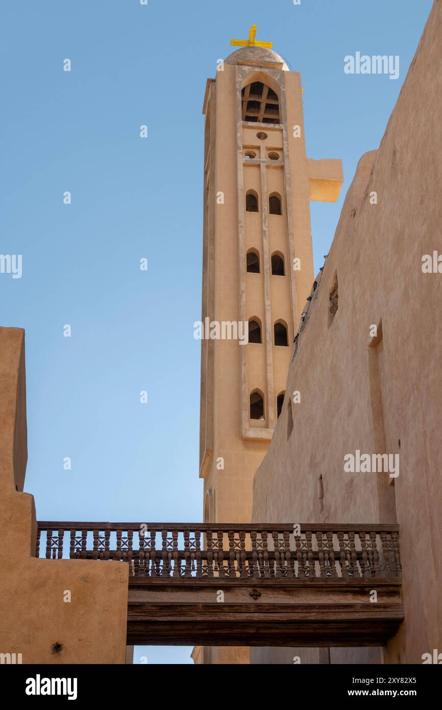 The Monastery of St Bishoi, Wadi el Natrun, Egypt Stock Photo - Alamy