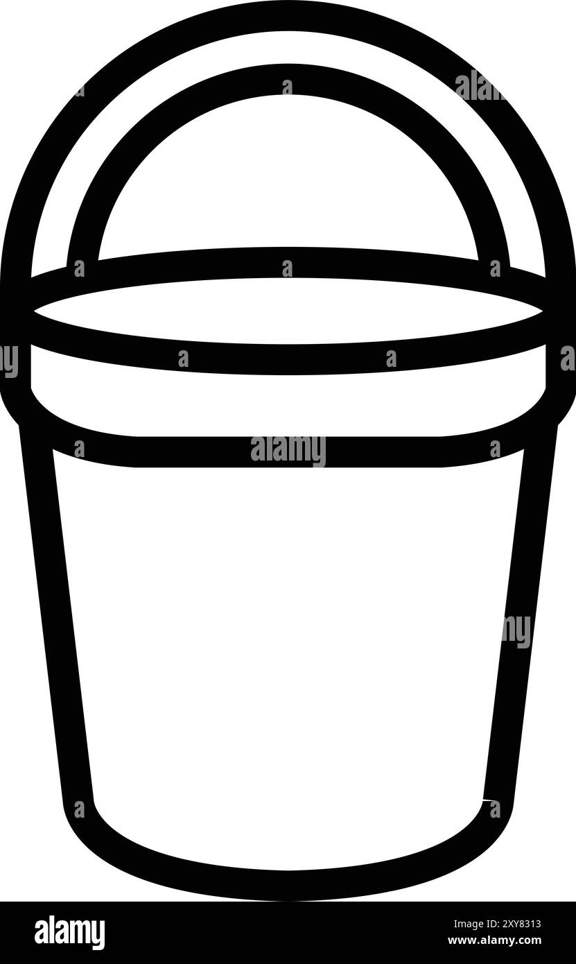Bucket clipart Black and White Stock Photos & Images - Alamy