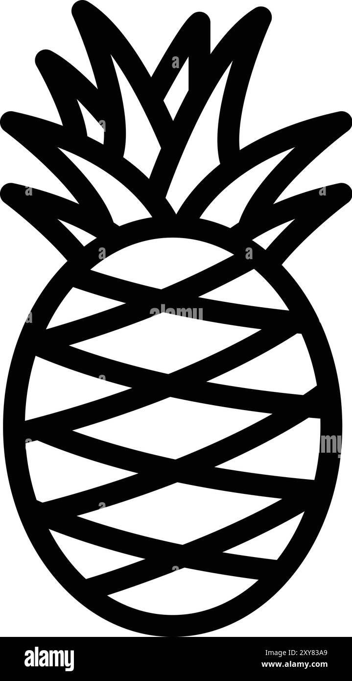 Pineapple clipart vector vectors hi-res stock photography and images - Alamy