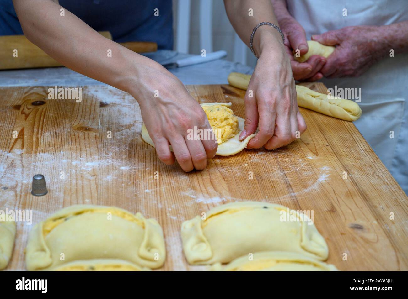 Traditional Cypriot Flaouna delicious Greek Easter Cheese Bread ...