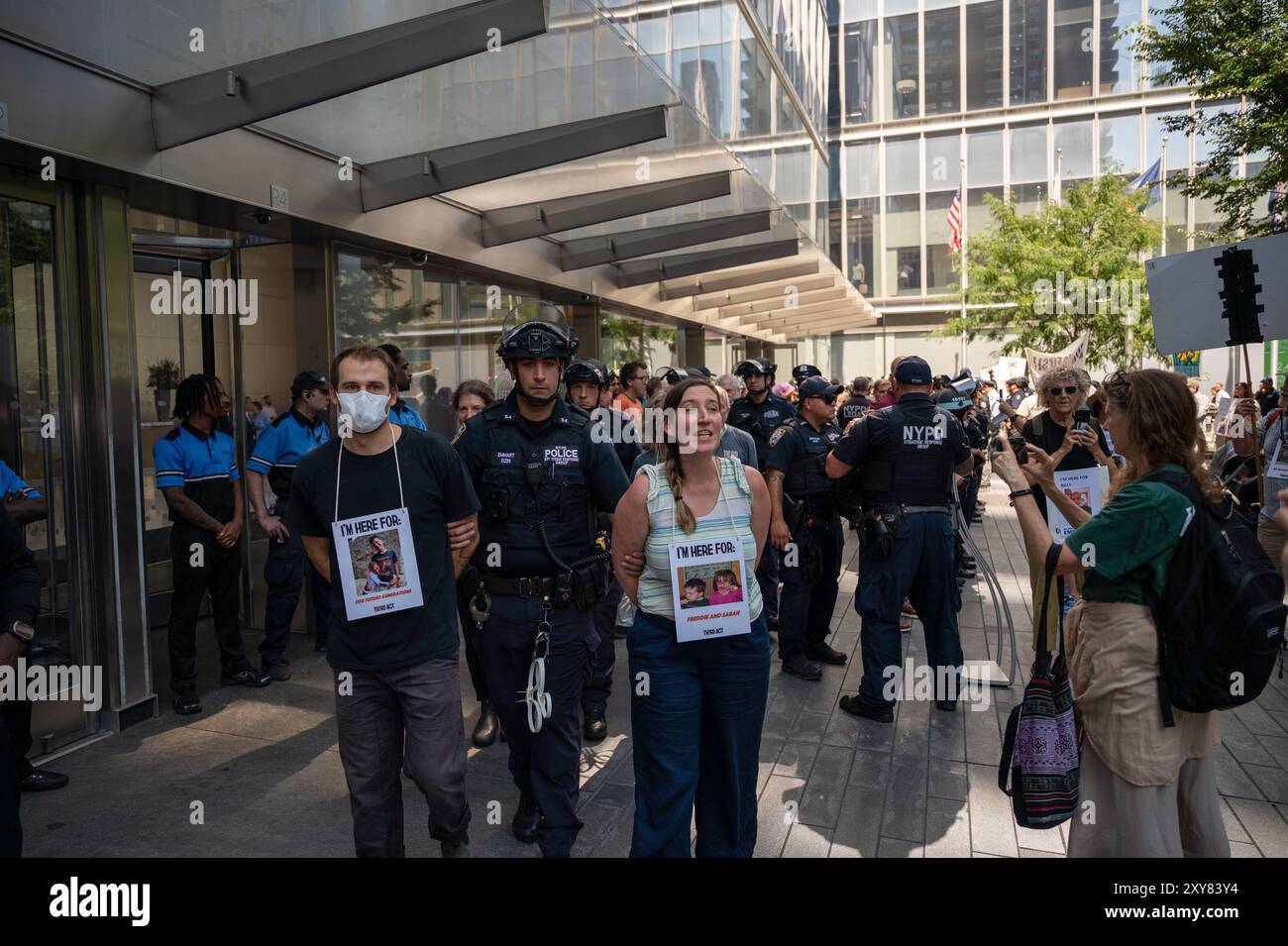 Environmental activists gather at Citi headquarters to protest the ...