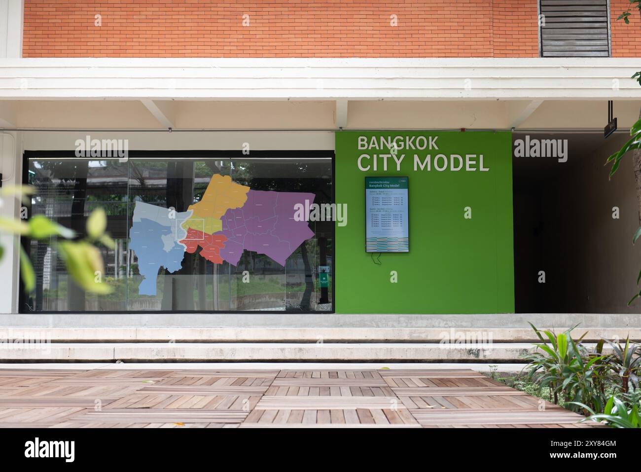 The view of Model cityscape in The Bangkok City Model Exhibition of The ...