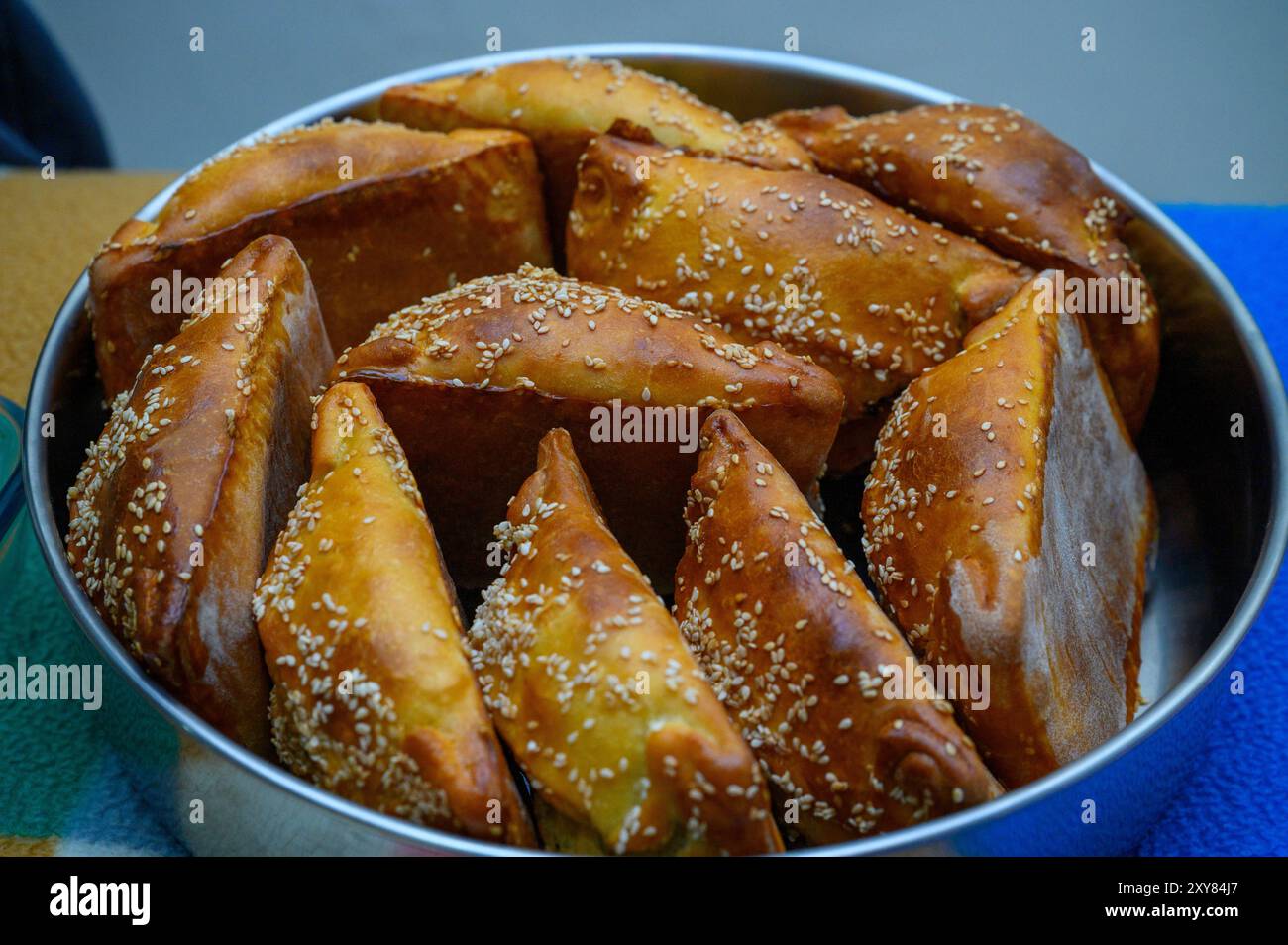 Traditional Cypriot Flaouna delicious Greek Easter Cheese Bread ...