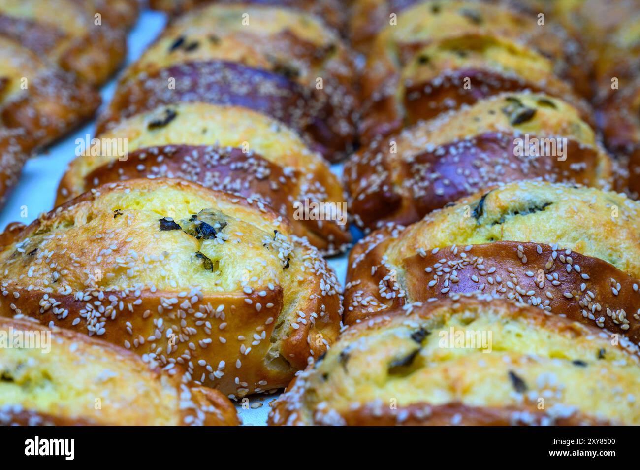 Traditional Cypriot Flaouna delicious Greek Easter Cheese Bread ...