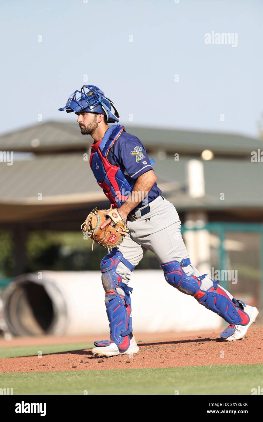 Nick Schwartz (6) of the Stockton Ports during a game against the ...