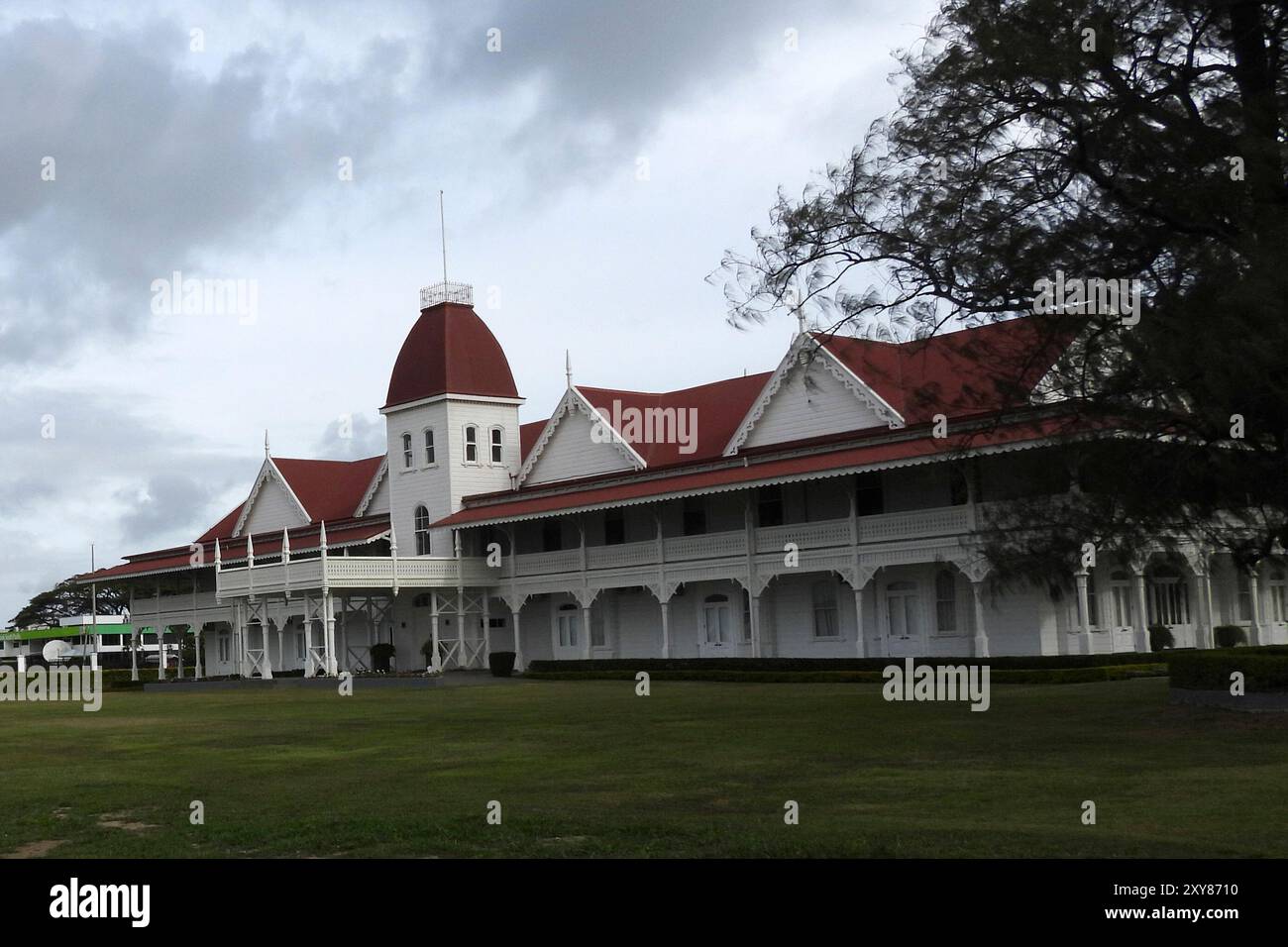 The Royal Palace of the Kingdom of Tonga, in Nuku'alofa, Tonga, Aug. 25 ...