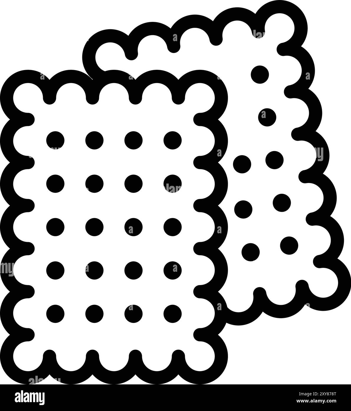 Biscuit clipart Black and White Stock Photos & Images - Alamy