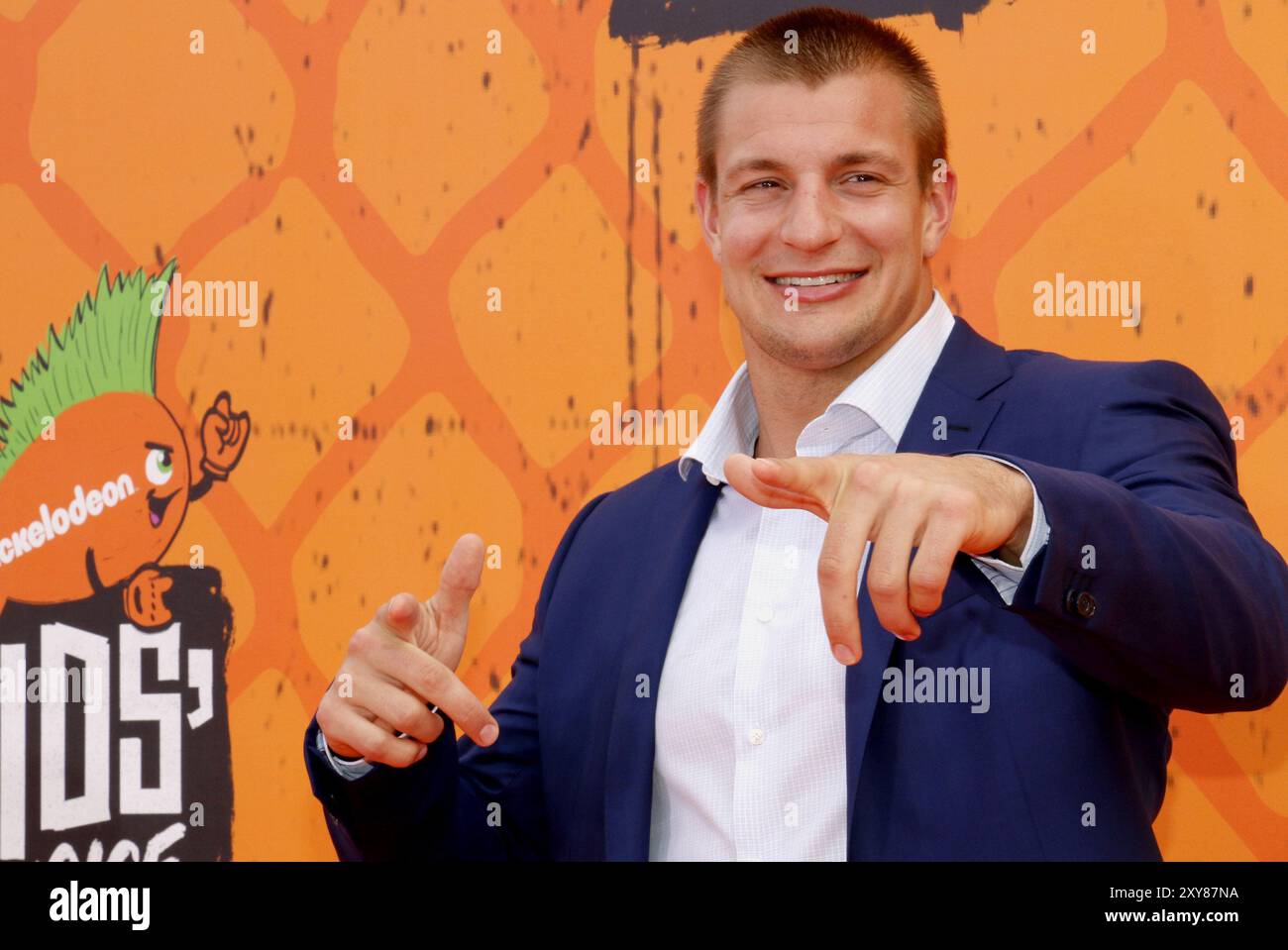 Rob gronkowski nickelodeon kids choice hi-res stock photography and ...