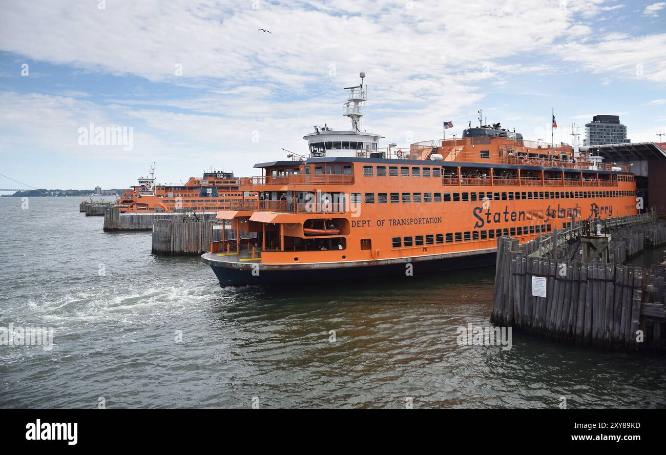 The Staten Island Ferry is a fare-free passenger ferry route operated ...