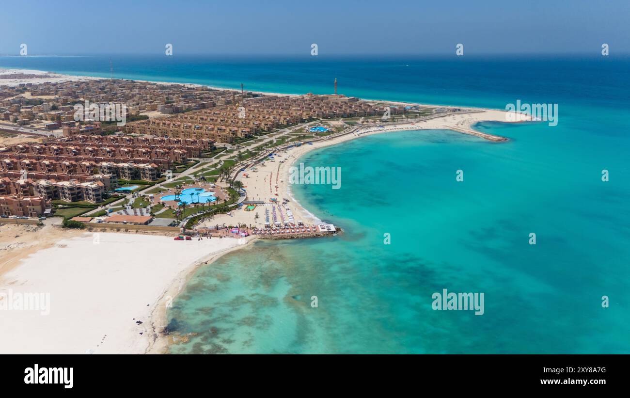 North coast , Egypt drone , drone footage , photography Stock Photo - Alamy