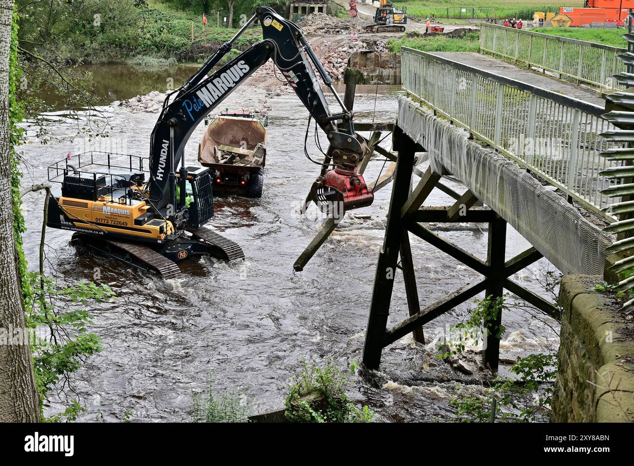 Around the UK - Latest stage in the demolition of The Old Tramway ...