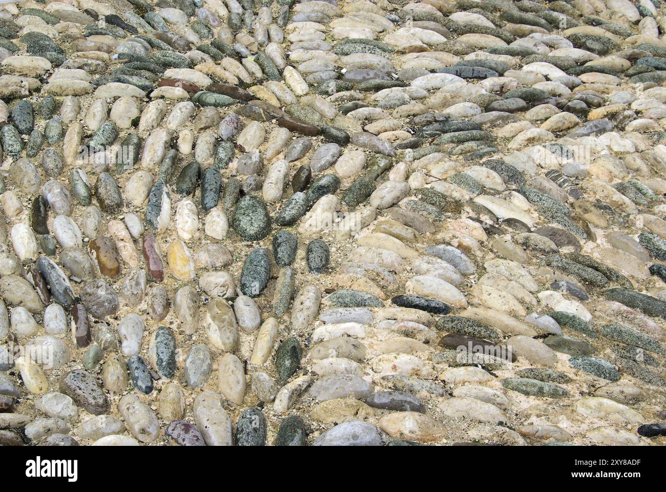 Cobblestone, pebble stone Stock Photo - Alamy