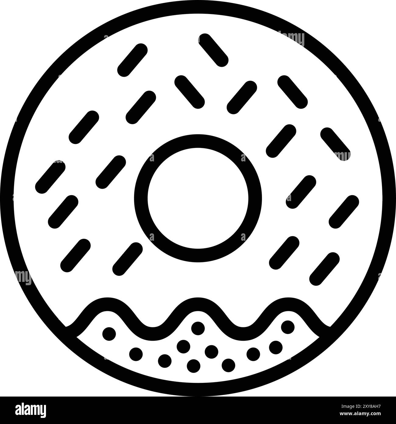Donut clipart Stock Vector Images - Alamy
