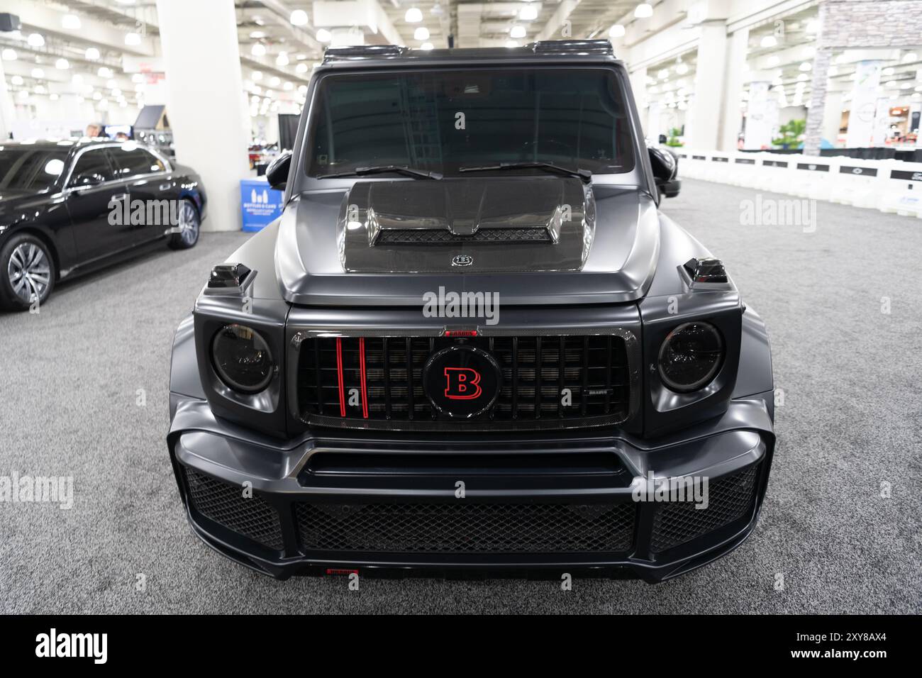New York City, USA - March 28, 2024: Mercedes Benz G SUV Brabus tuning ...