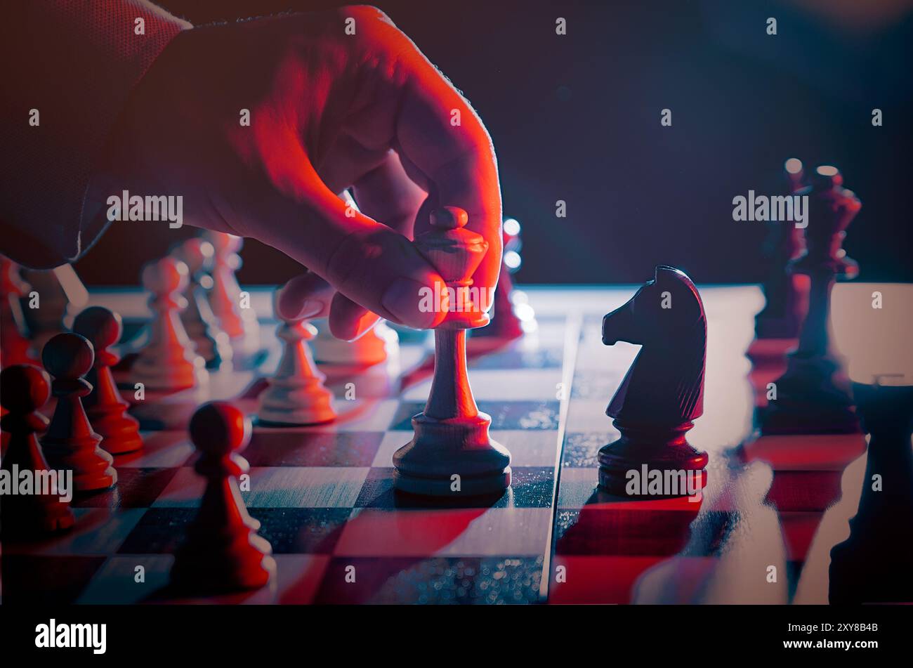 Businessman playing chess close hi-res stock photography and images - Alamy